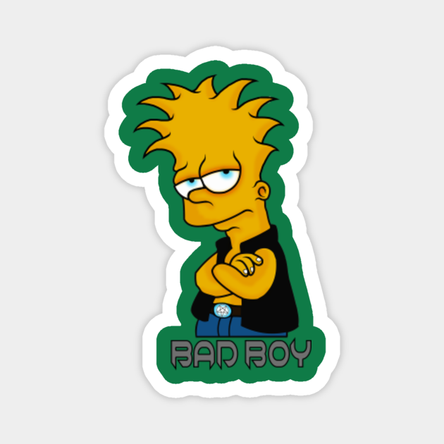 bad boy - Simpsons - Magnet | TeePublic