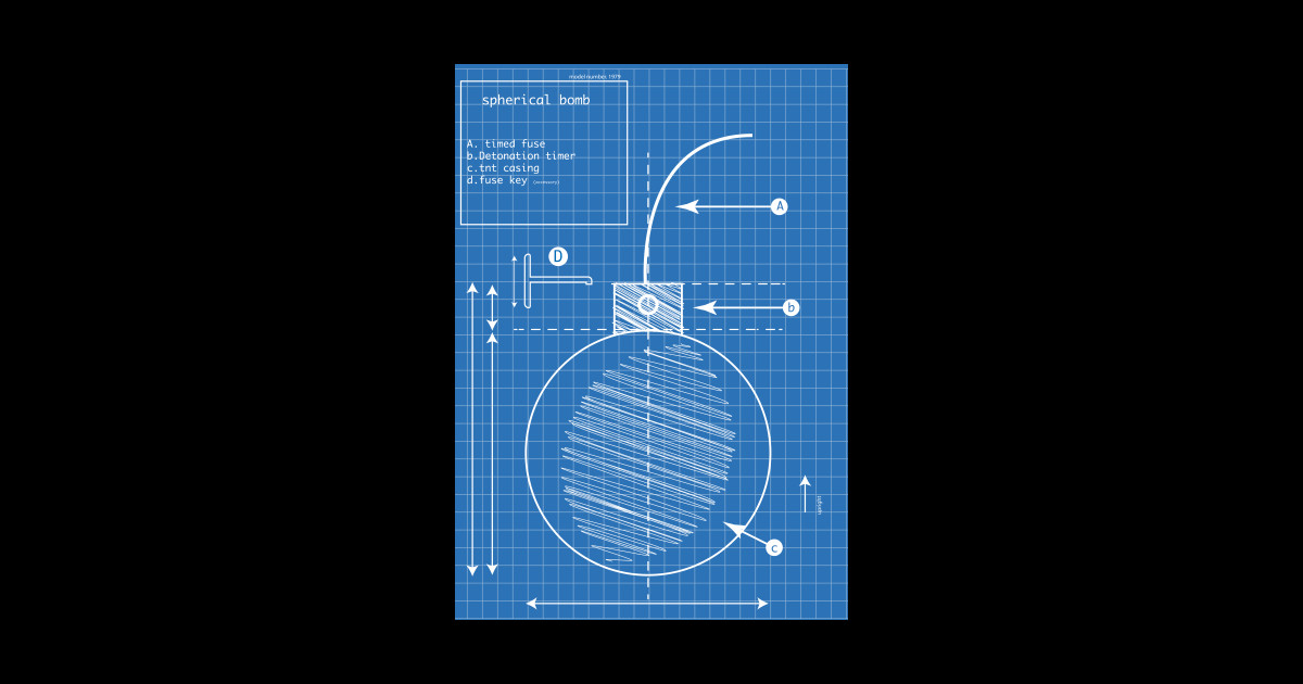 bomb blueprint - Bomb Blueprint - Posters and Art Prints | TeePublic