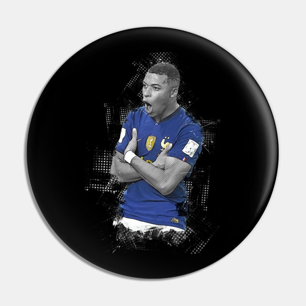 Kylian Mbappe - Mbappe - Pin | TeePublic