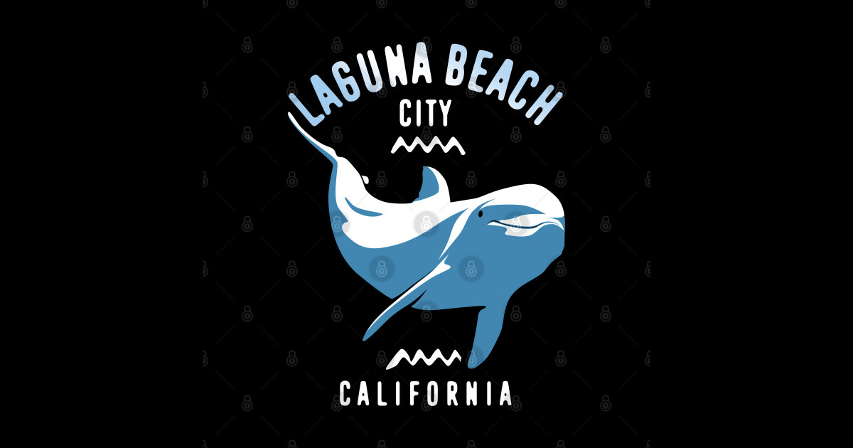 Laguna Beach City Of The Dolphins - Laguna Beach - Sticker | TeePublic
