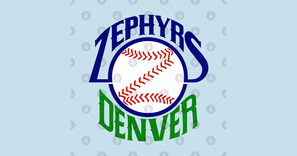 Vintage Denver Zephyrs Baseball 1989 - Denver - T-Shirt | TeePublic