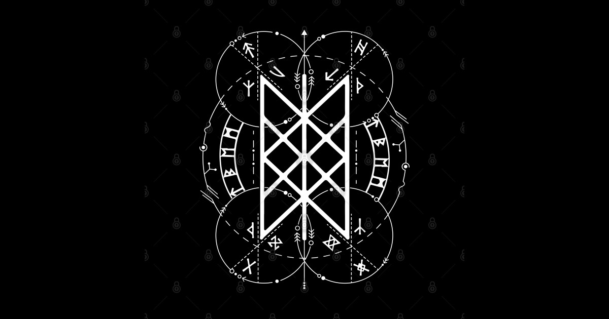 Web of Wyrd | Norse Pagan Symbol - Web Of Wyrd Skulds Net - Posters and ...