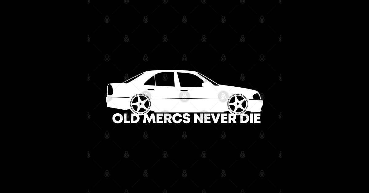 Mercedes Benz W202 - Mercedes Benz - Sticker | TeePublic