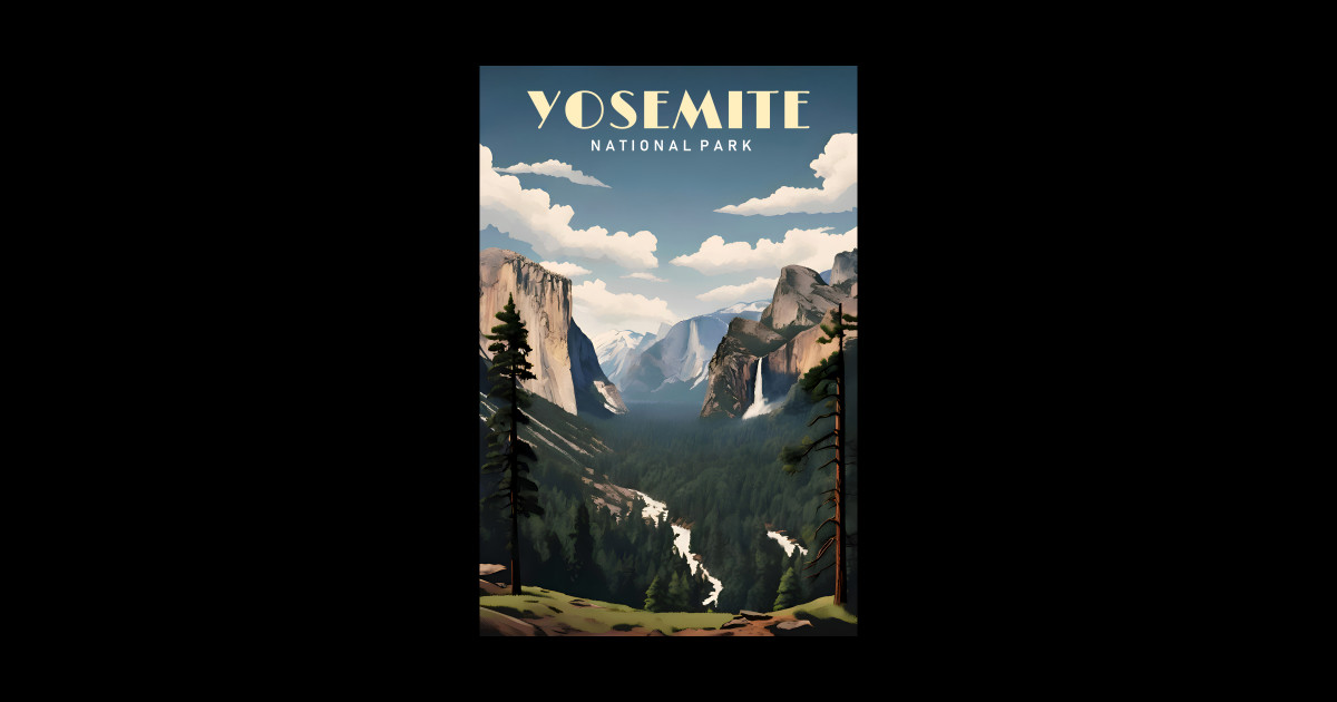 Yosemite National Park - Yosemite - Sticker | TeePublic