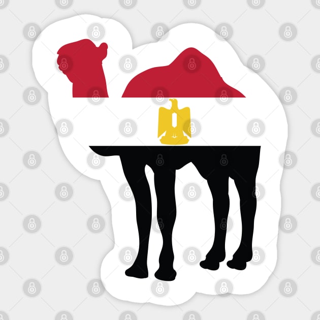 Egypt Camel Flag - Egypt - Sticker | TeePublic