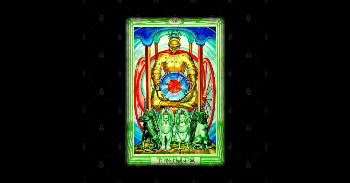 Thoth Tarot - VII - The Chariot. - Tarot - Magnet | TeePublic
