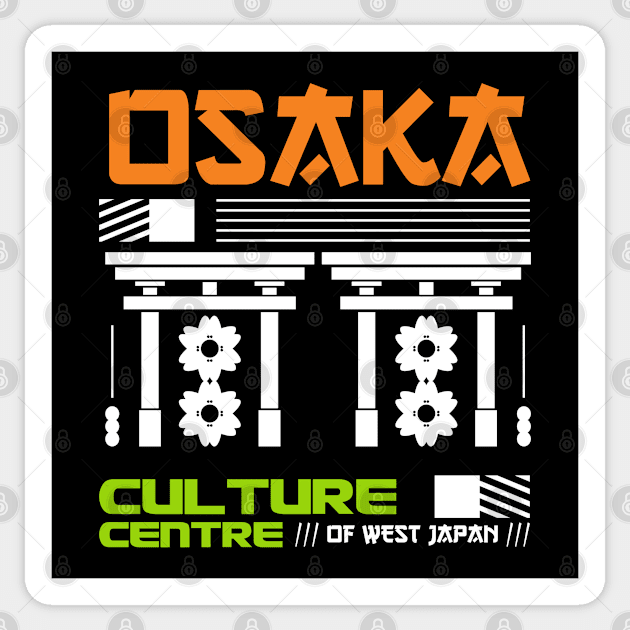 Osaka West Japan - Osaka - Sticker | TeePublic