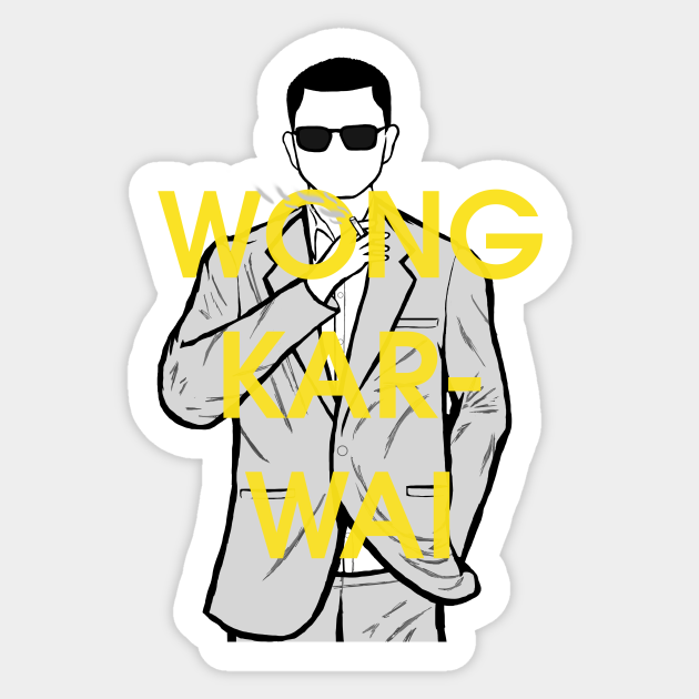 A Portrait of Wong Kar-Wai - Wong Kar Wai - Sticker | TeePublic