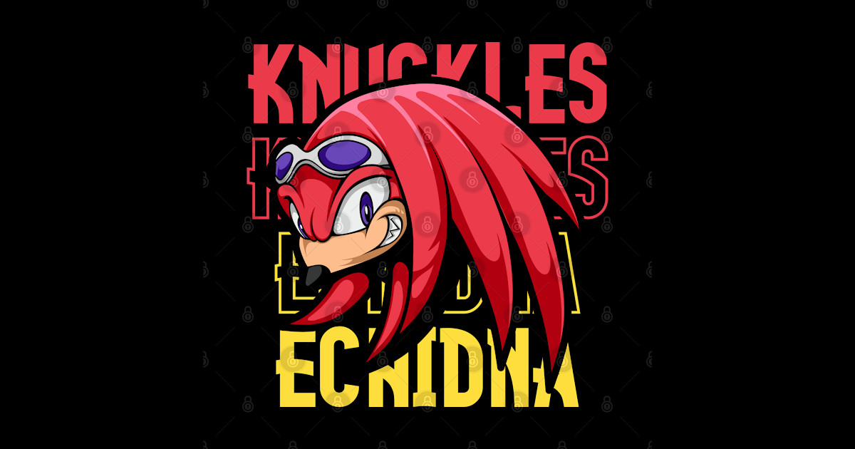 Knuckles sonic rival - Knuckles Sonic Rival - Sticker | TeePublic