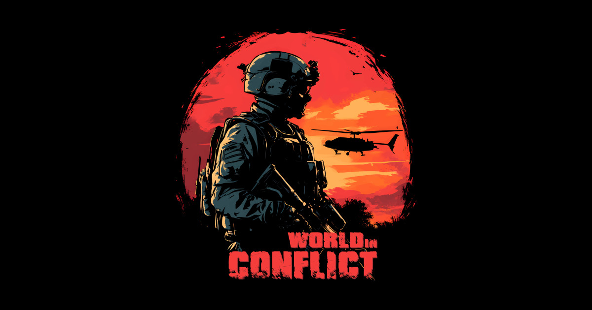 World War - World In Conflict - Sticker | TeePublic