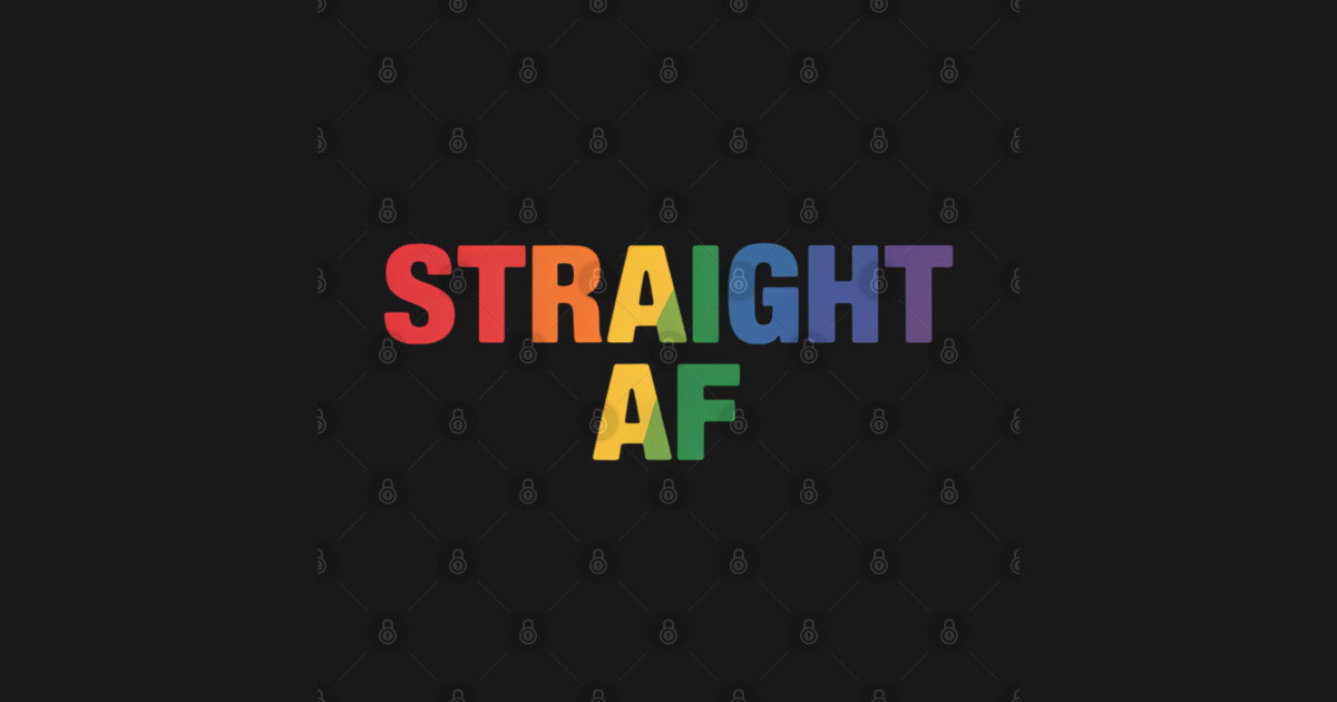 straight lgbt af - Straight Lgbt Af - T-Shirt | TeePublic
