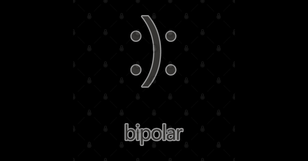 Bipolar - Erndub - Sticker | TeePublic