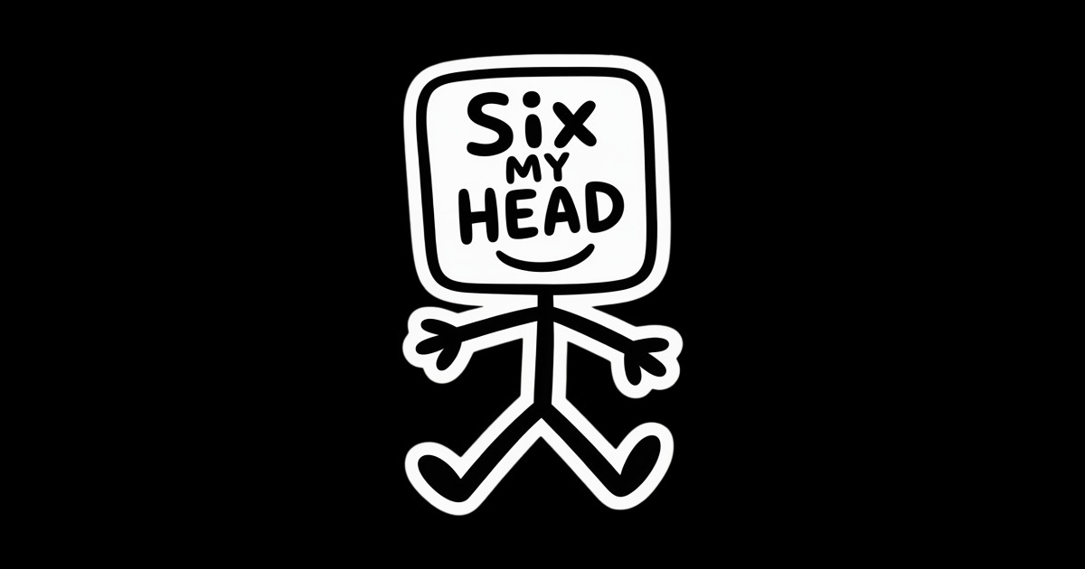 Stick Figure Fix My Head - Stick Figure Fix My Head - Sticker | TeePublic
