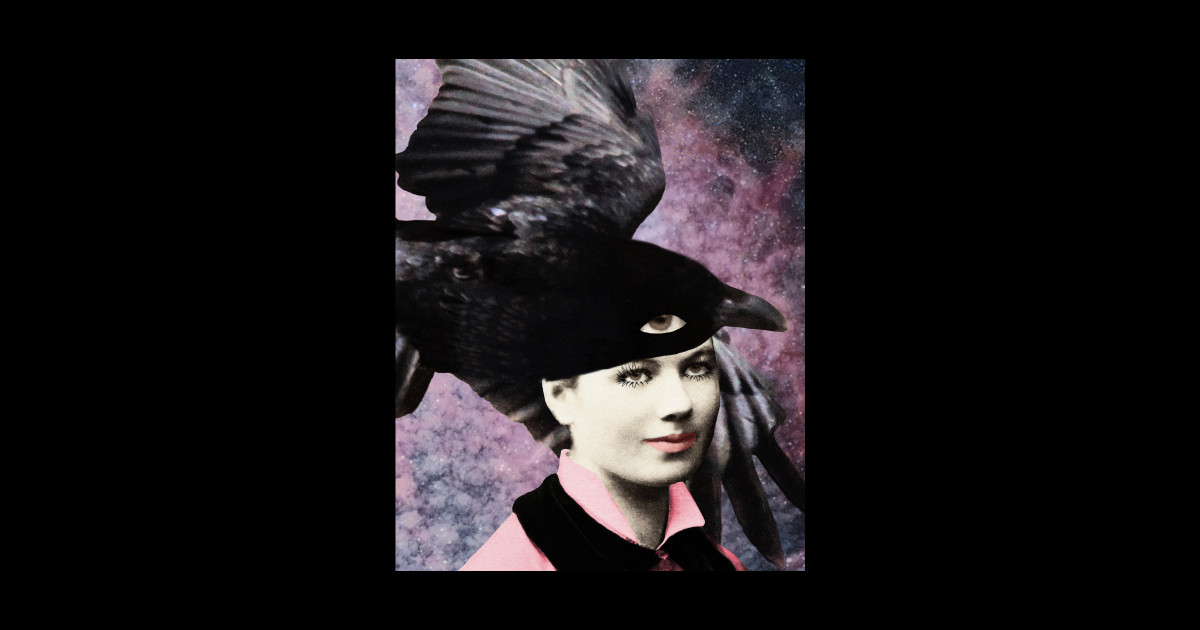 Third Eye Crow - Surreal - Sticker | TeePublic