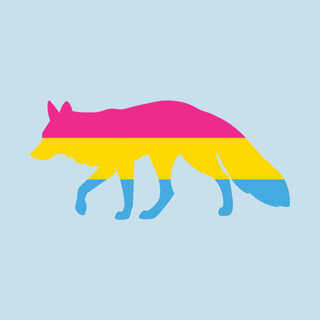 Pride Animals- Pansexual Fox - Pride - T-Shirt | TeePublic