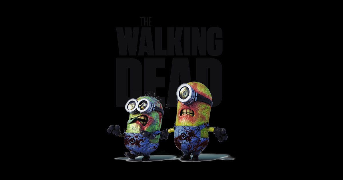 Dead Minions Walking - Funny - Sticker | TeePublic
