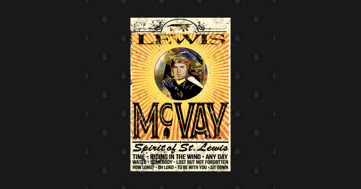 Front Logo 1978 Lewis McVay Spirit of St Lewis Concert Poster - Lewis ...