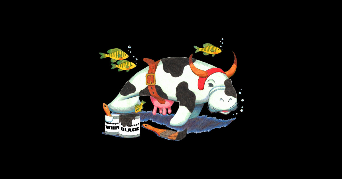 Sea Cow - Cow - Posters and Art Prints | TeePublic