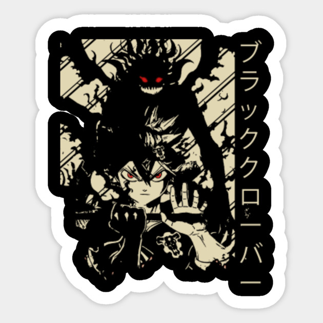 Black clover Asta - Black Clover - Sticker | TeePublic