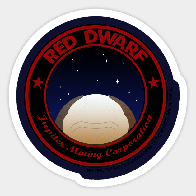 Red Dwarf Holly Moon - Red Dwarf - Sticker | TeePublic