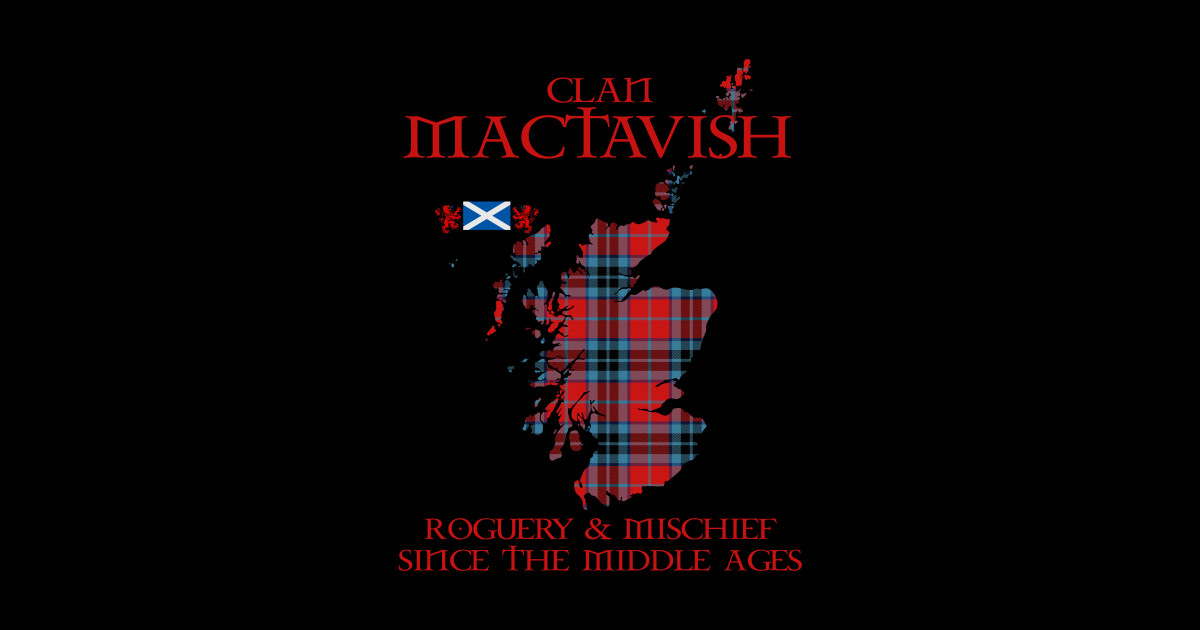 Clan MacTavish tartan Scotland map Saltire flag and lion rampant ...