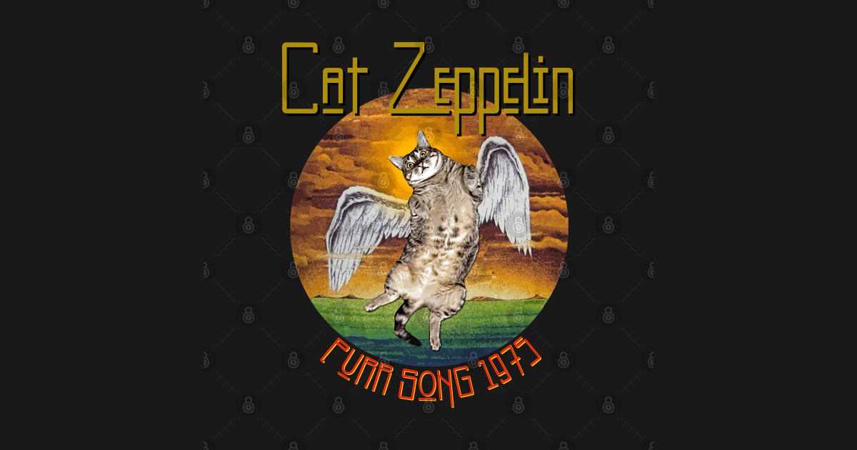 CAT ZEPPELIN - Cats - T-Shirt | TeePublic