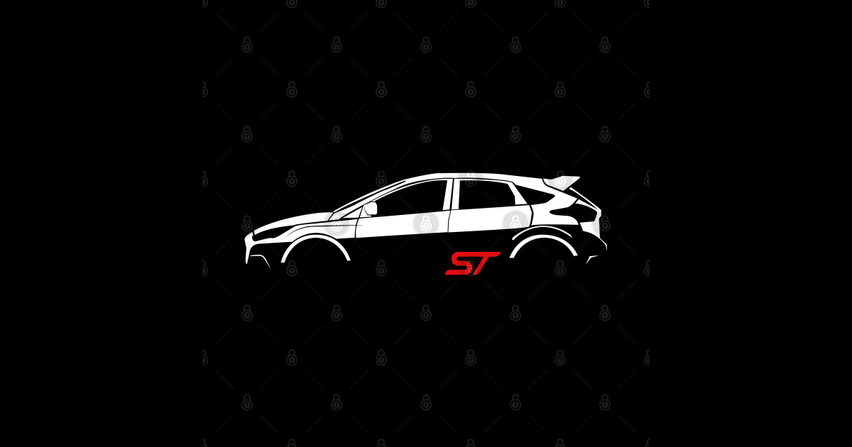 Ford Focus ST - Ford - Sticker | TeePublic