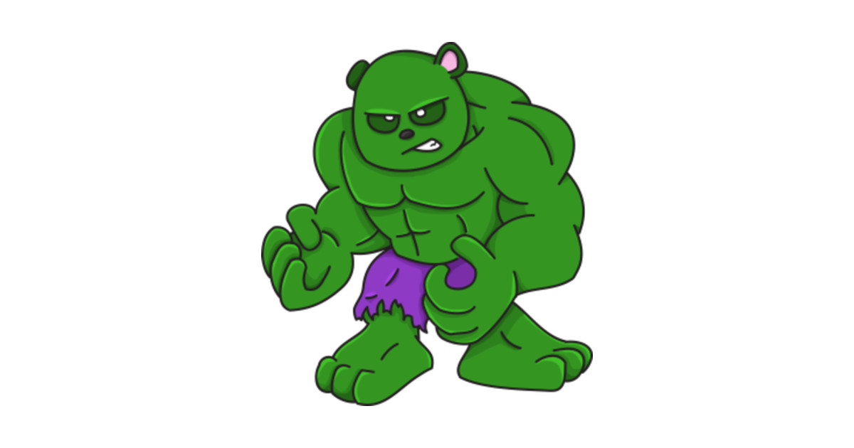 Incredible Panda | The Hulk - Hulk - Hoodie | TeePublic