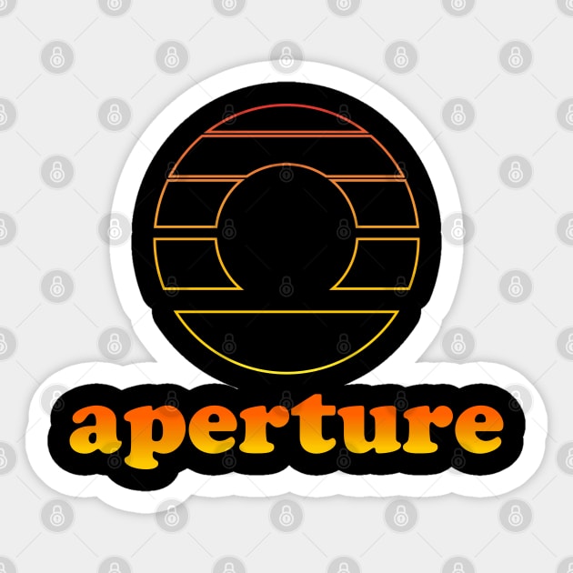 Aperture Laboratories Vintage v2 - Aperture - Sticker | TeePublic