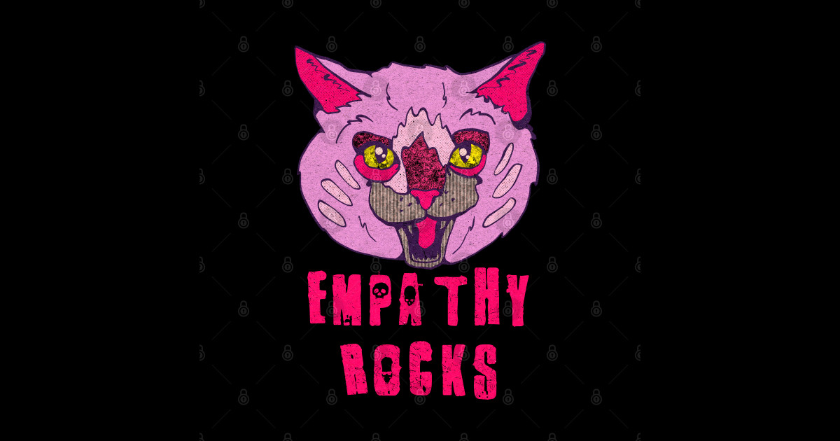 empathy rocks 🤘🏻 - Empathy Matters - Sticker | TeePublic