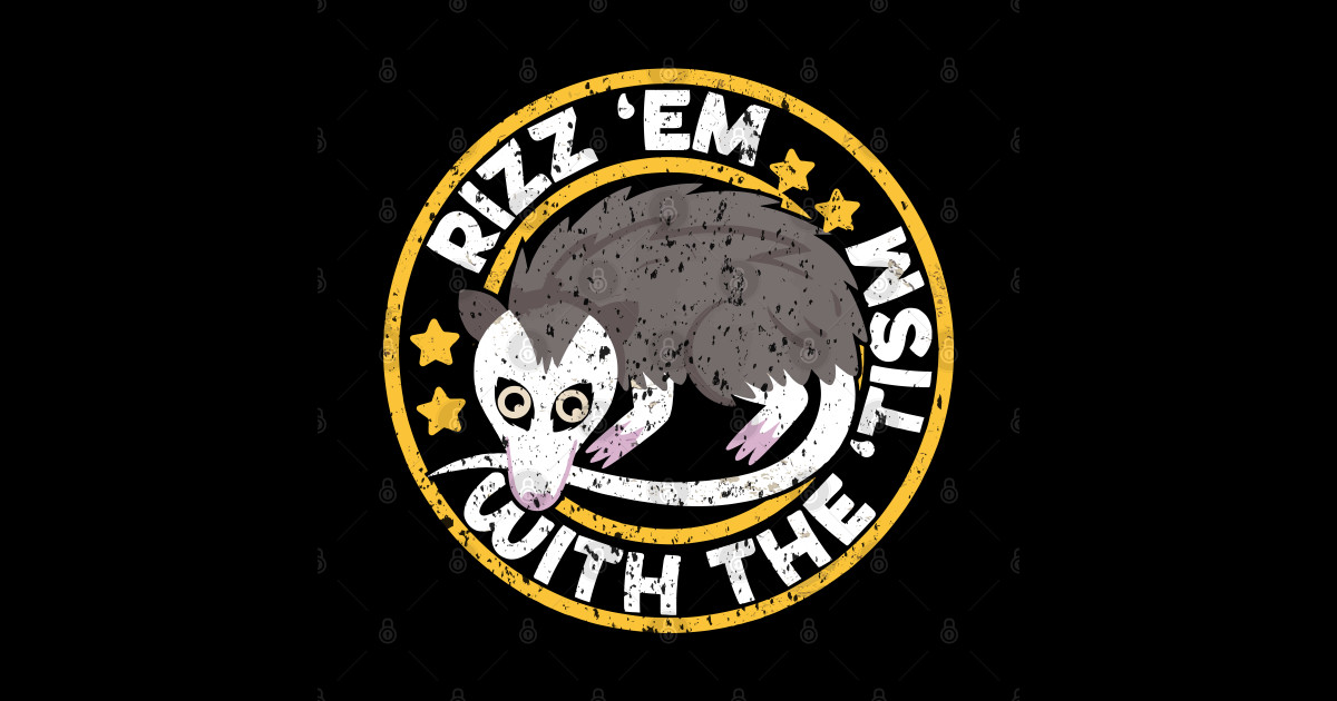 Autism Rizz Em With The Tism Autistic Possum - Rizz Em - Posters and ...