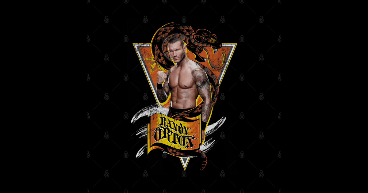 Randy Orton Snake Flag - Randy Orton - Sticker | TeePublic