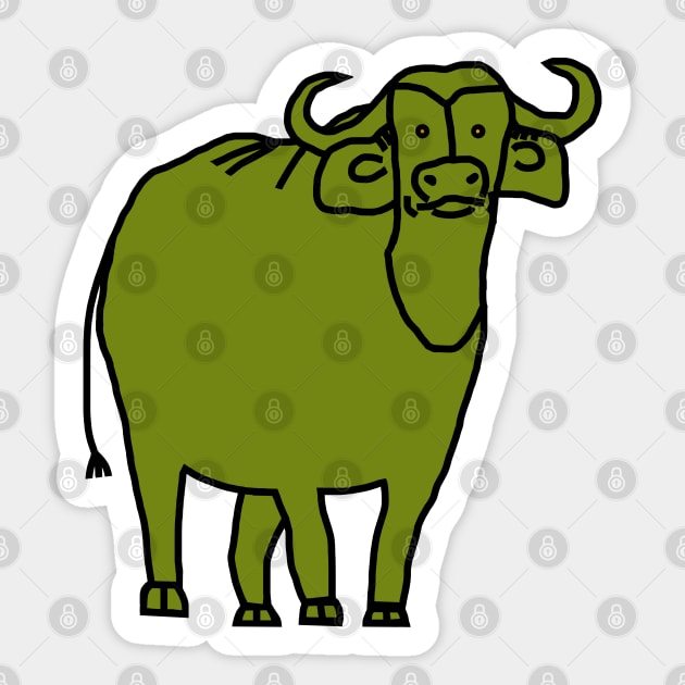 Green Ox - Green - Sticker | TeePublic