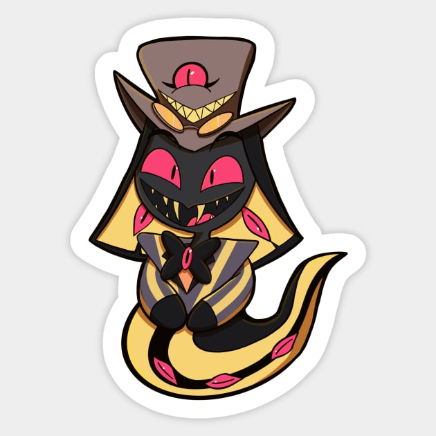 Hazbin Hotel - Sir Pentious - Sir Pentious - Sticker | TeePublic
