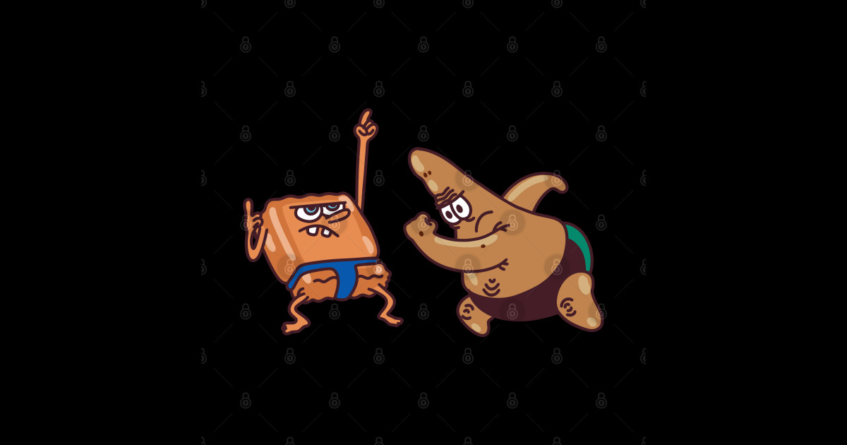 SpongeBob and Patrick Dancing - Spongebob And Patrick Dancing - Magnet ...