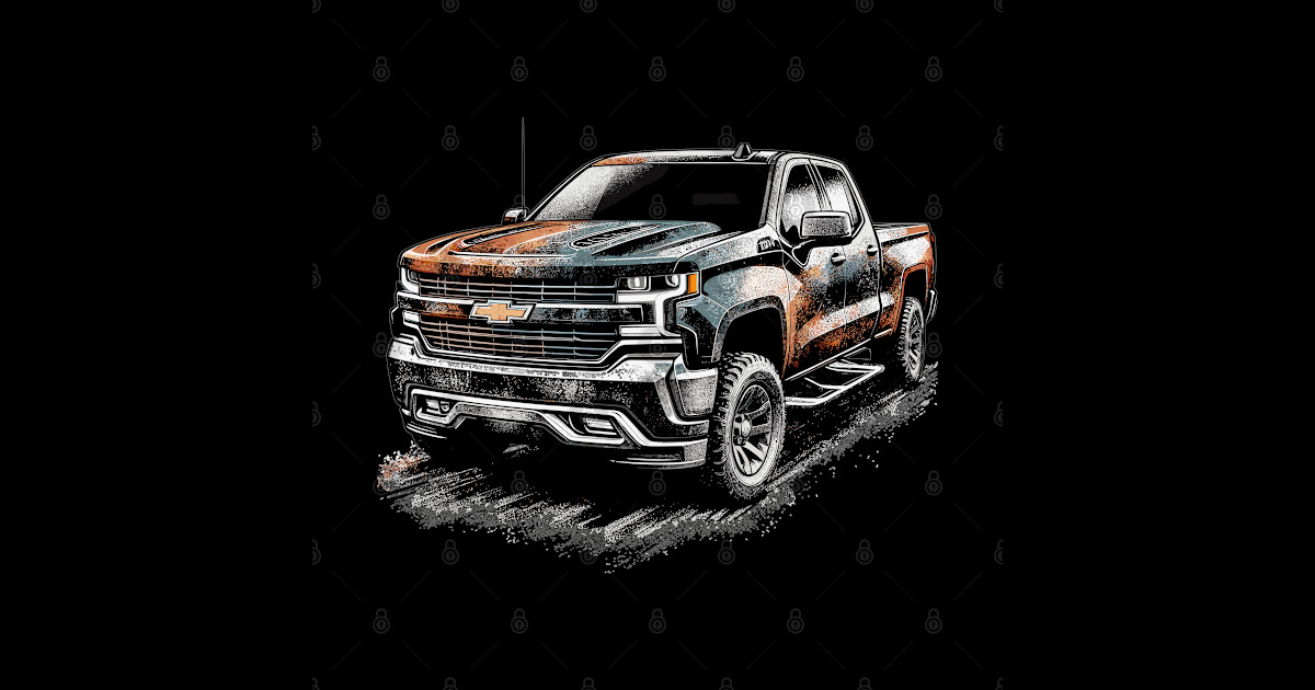 Chevrolet Silverado - Chevrolet - Sticker | TeePublic