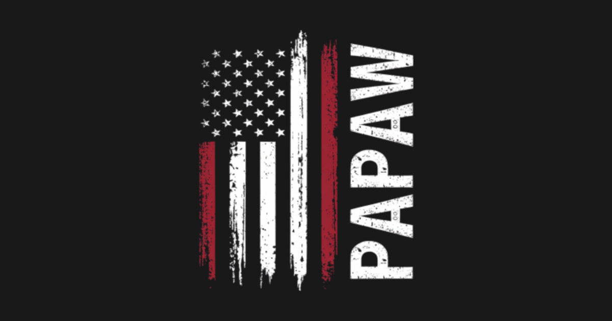 Papaw Grandpa US American Flag Grandfather Day - Papaw Grandpa Us ...