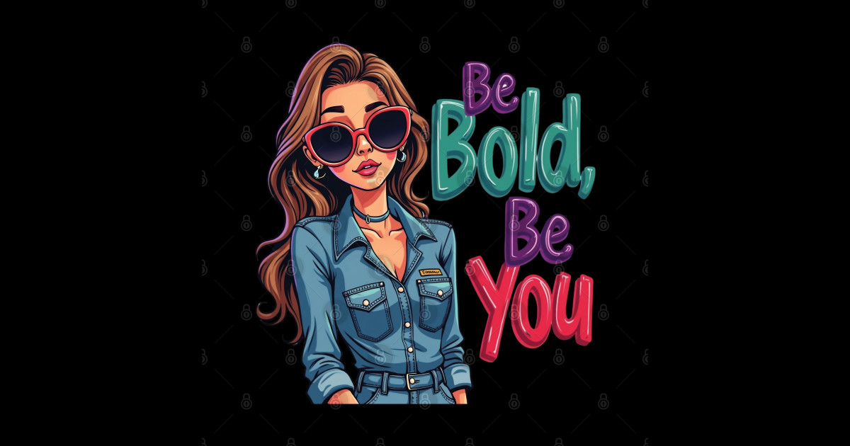 Be Bold Be You | Empowering and Inspirational Design | Celebrate ...