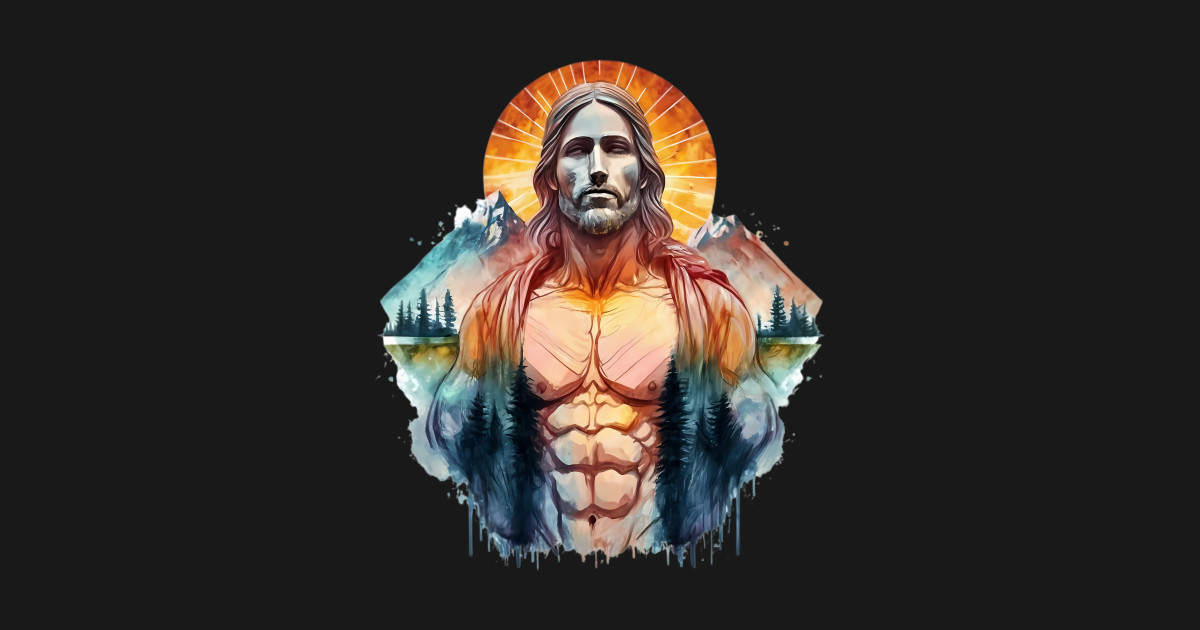 Jacked Jesus - Jacked Jesus - T-Shirt | TeePublic