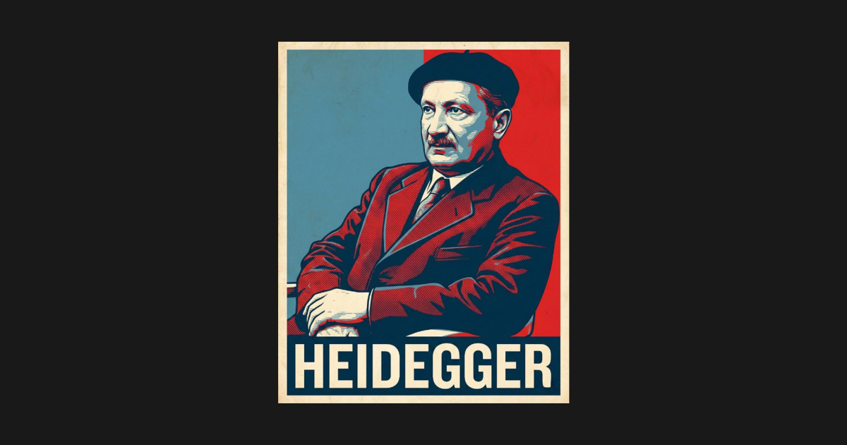 Martin Heidegger Hope Style Retro Poster Art - Martin Heidegger - T ...