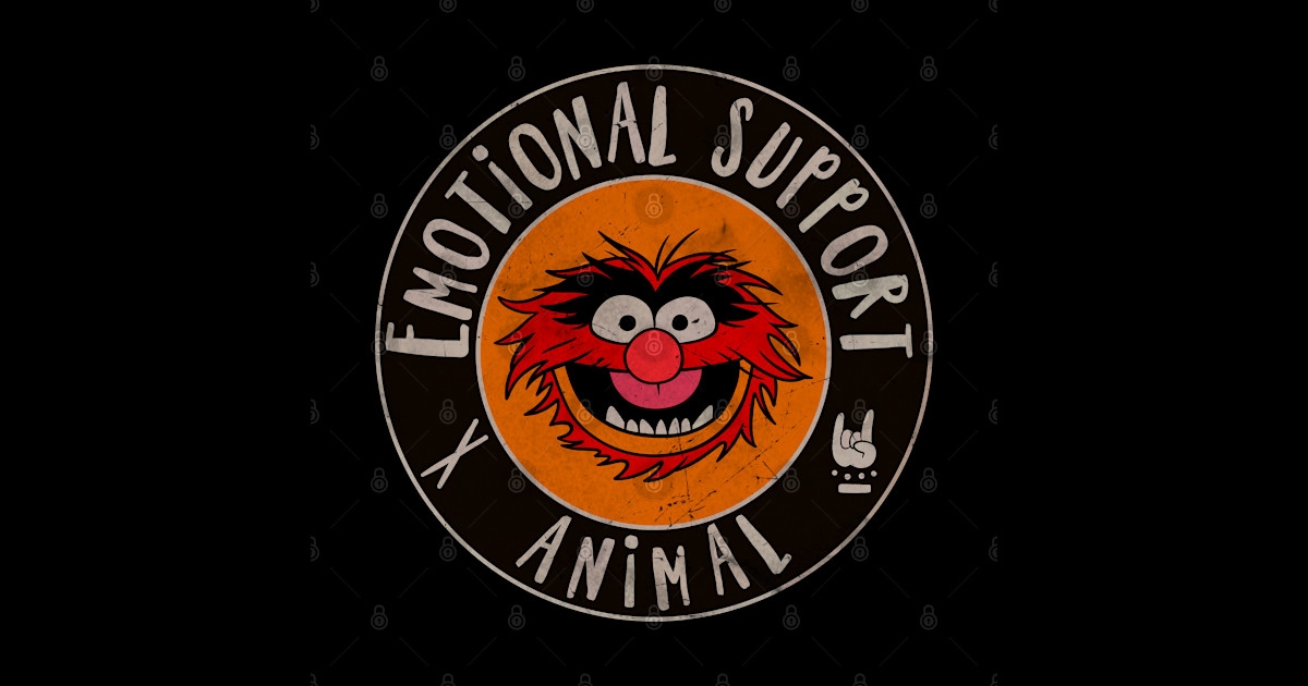 Muppets Emotional Support Animal Vintage - Muppets - Posters and Art ...