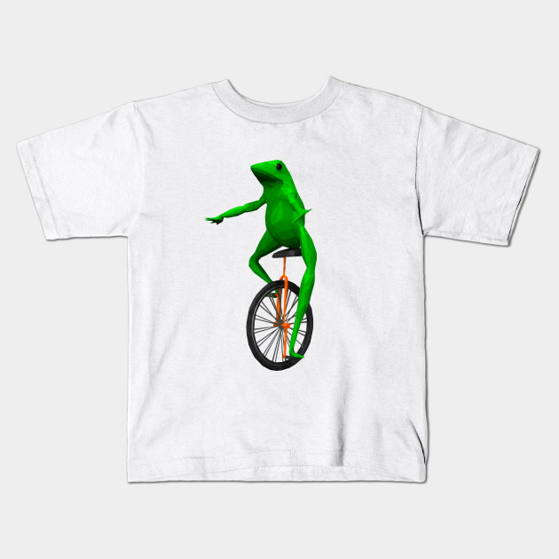 Dat Boi: frog on unicycle - Meme - Kids T-Shirt | TeePublic