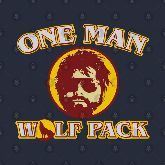 One Man Wolf Pack v2 - The Hangover - T-Shirt | TeePublic