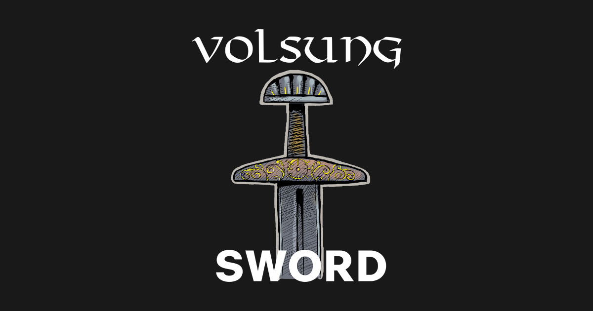 Viking Volsung sword - Viking - T-Shirt | TeePublic