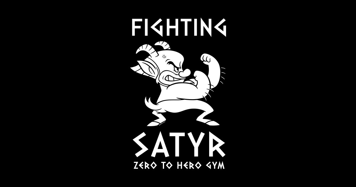 Fighting Satyr - Philoctetes - Sticker | TeePublic