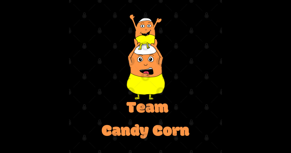 Team Candy Corn Family! - Candy Corn Lover - Sticker | TeePublic
