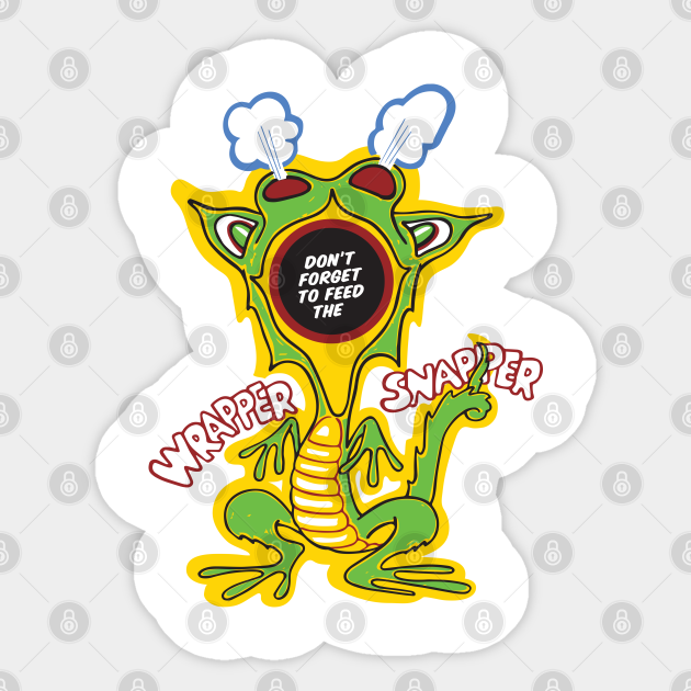 Wrapper Snapper - Ice Cream Truck Trash - Wrapper Snapper - Sticker ...