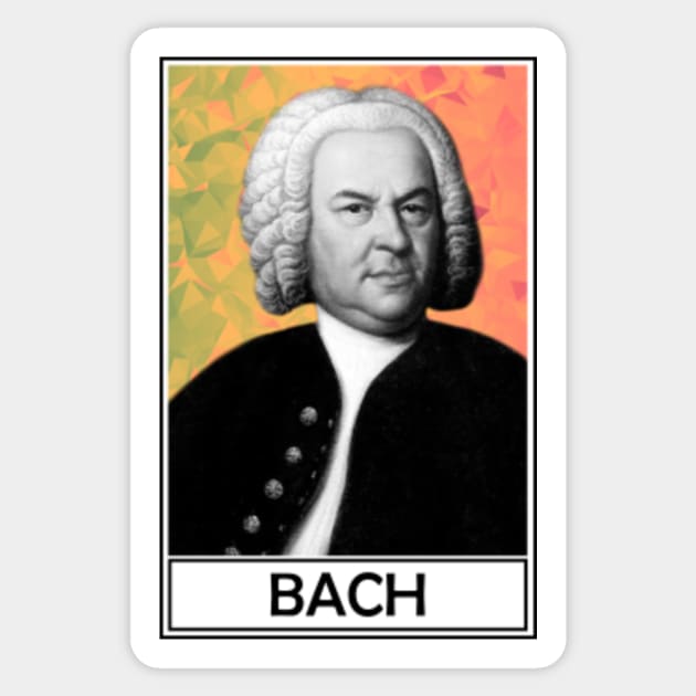 Johann Sebastian Bach - Johann Sebastian Bach - Sticker | TeePublic