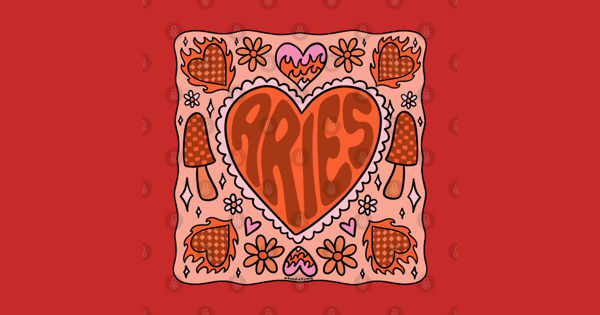 Aries Heart - Aries - T-Shirt | TeePublic