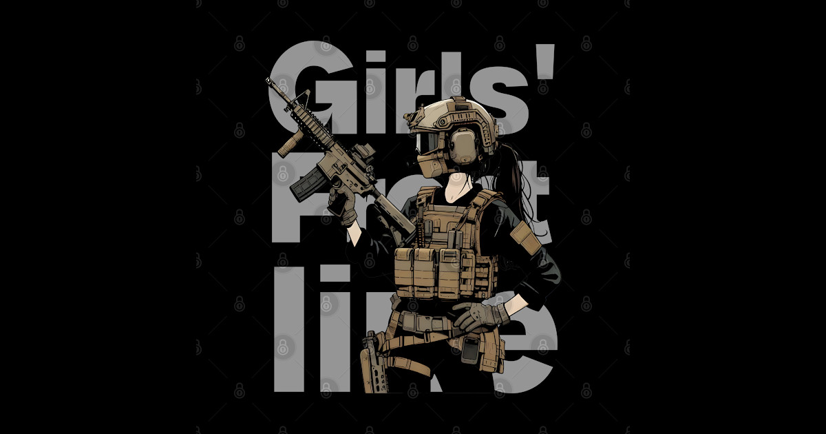 Girls' Frontline Tactical Chic Tee: Where Strength Meets Style ...
